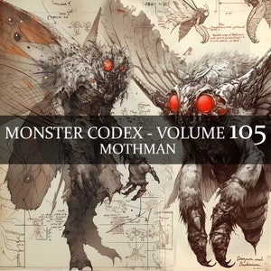 15 Page Monster Codex Volume 105, Monster Bestiary Vol 105, 15 JPG ...