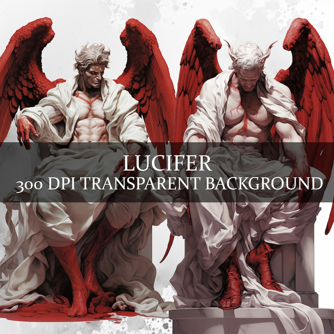 12 Satan Clipart Lucifer Clipart PNG Morningstar PNG the - Etsy
