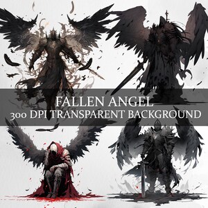 20 Fallen Angel Clipart Png, Dark Angel Clipart, Armored Angel ...