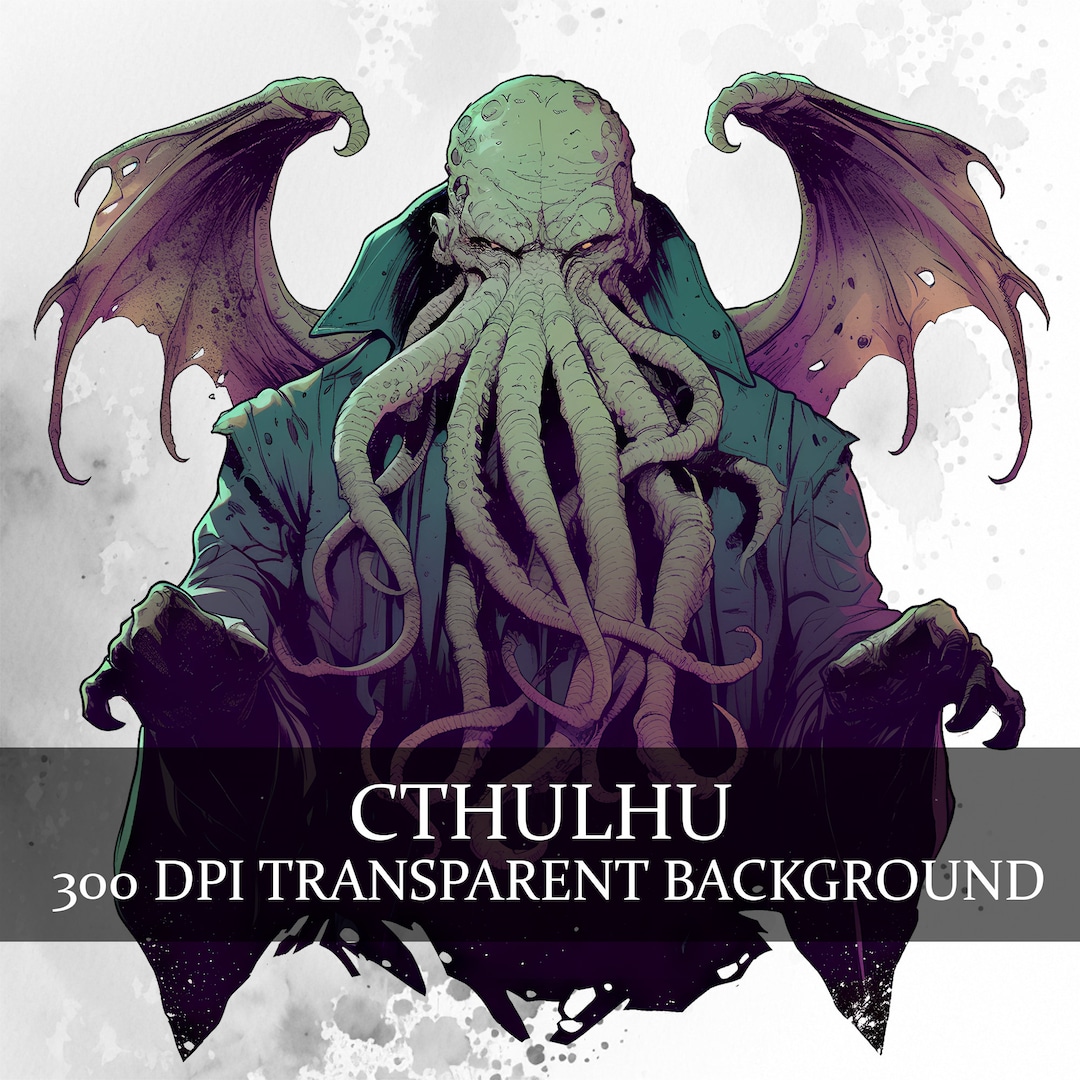 17 Cthulhu Clipart Transparent PNG Bundle, Lovecraft Clipart PNG ...