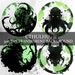 15 Cthulhu Clipart Transparent PNG Bundle, Lovecraft Clipart PNG, Elder ...