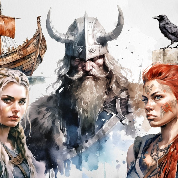 Viking Clipart - Etsy