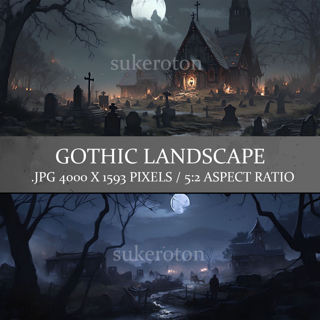 16 Gothic Landscape Wallpaper, Dark Gothic Landscape Desktop Wallpaper ...
