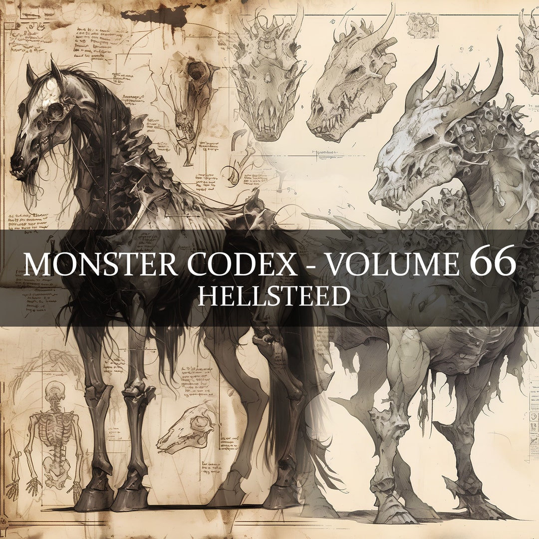 16 Page Monster Codex Volume 66, Monster Bestiary Vol 66, 16 JPG ...