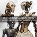 31 Steampunk Automaton Clipart Bundle - Steampunk Mechanical Robot PNG ...