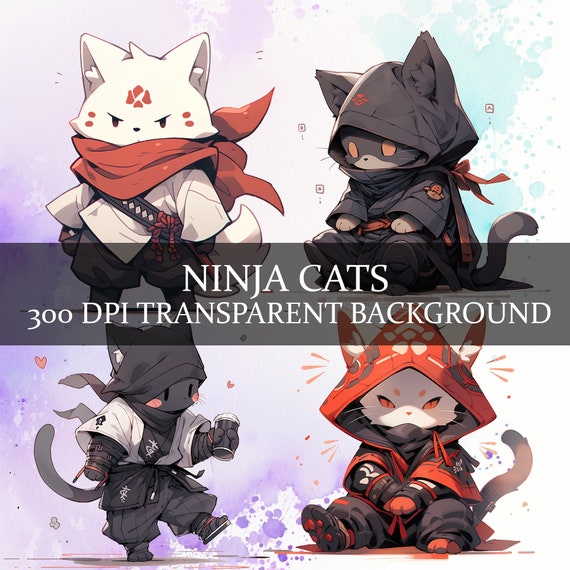 Anime Ninja Cats