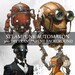 31 Steampunk Automaton Clipart Bundle - Steampunk Mechanical Robot PNG ...