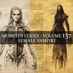 13 Page Monster Codex Volume 137, Monster Bestiary Vol 137, 13 JPG ...