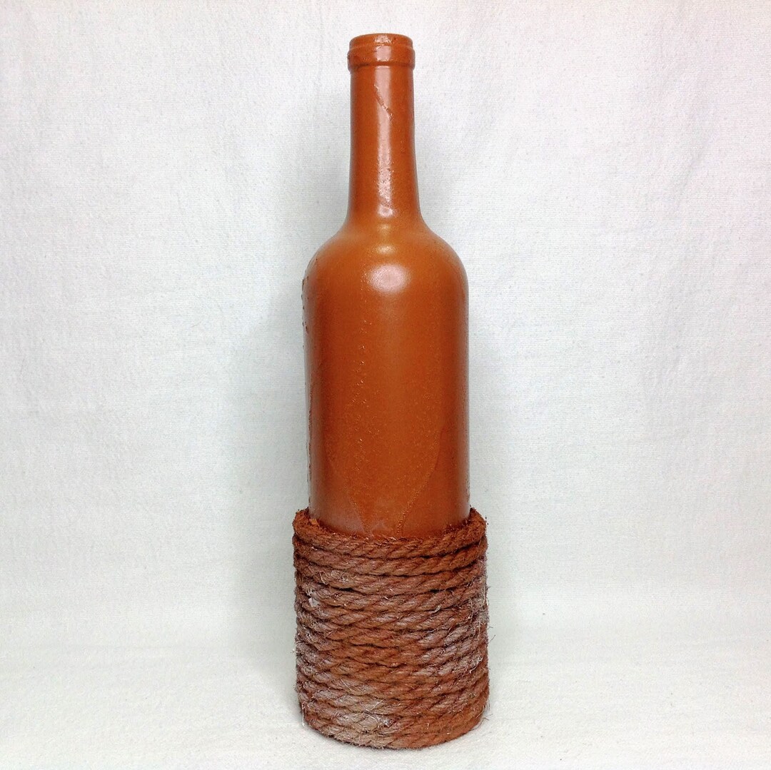 PHD Rope Vase, Brown & White - Etsy