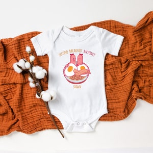Adorable Second Breakfast Food Baby Onesie® Cute Breakfast Onesie ...