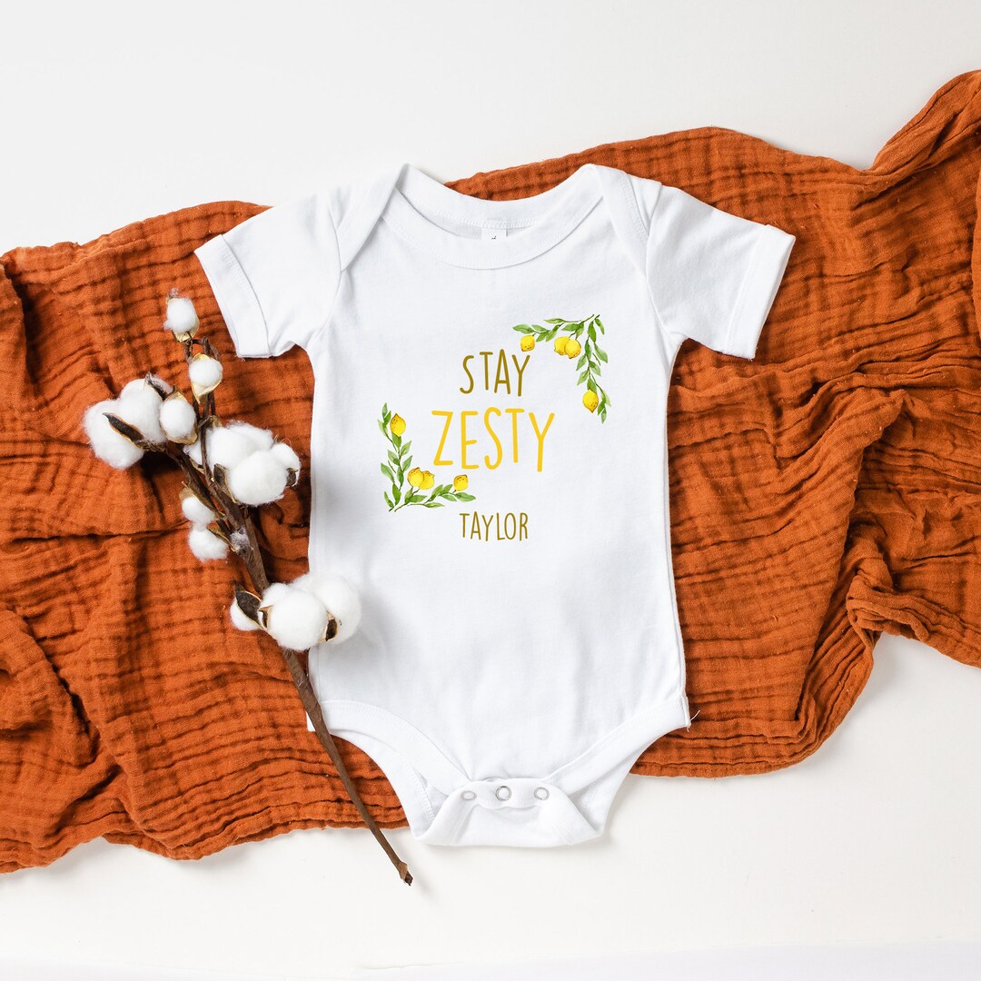 Cute Baby Keep Zesty Lemons Onesie® Adorable Lemons Onesie ...
