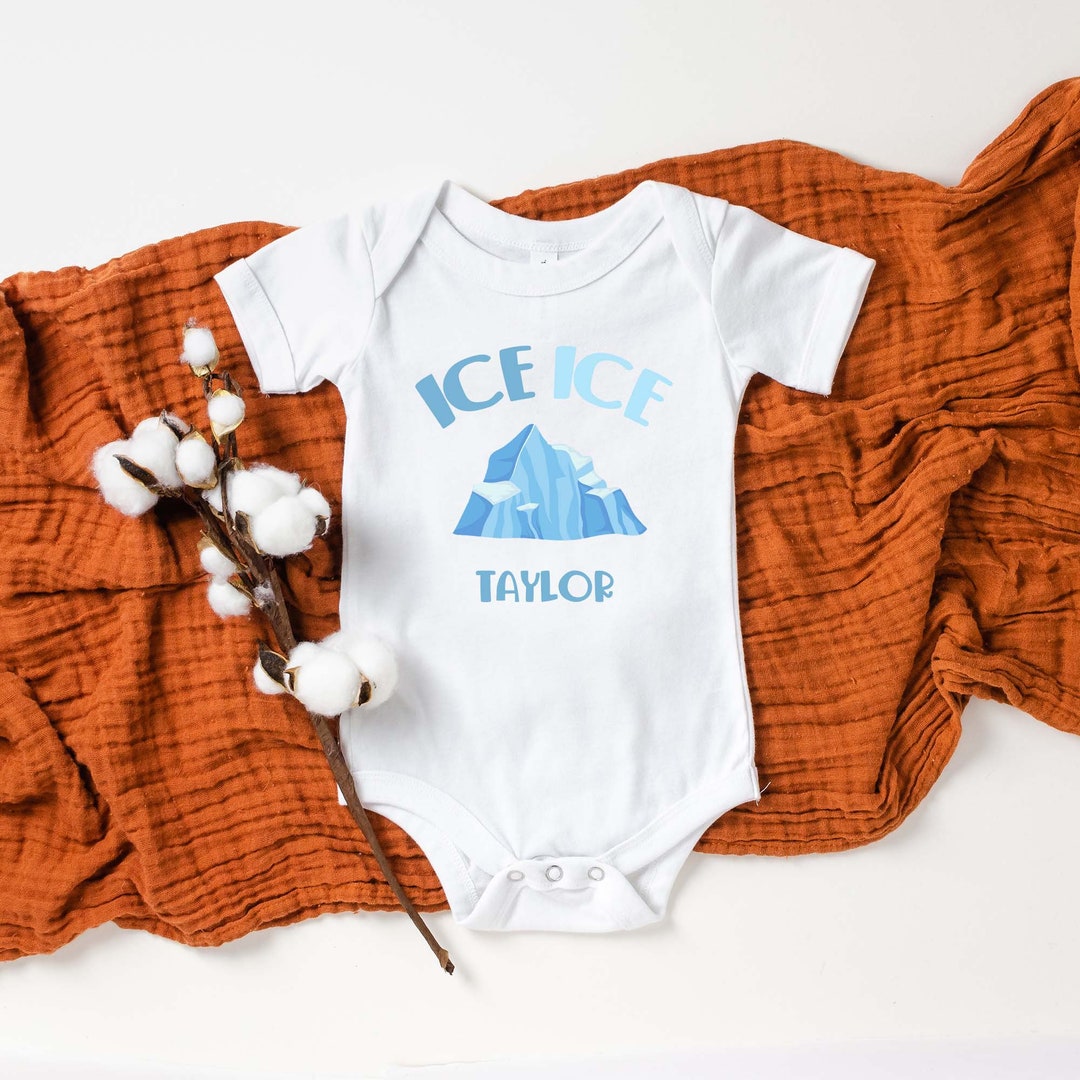 Cute Iced Iced Baby Icebergs Cold Onesie® Personalized Icebergs Onesie ...