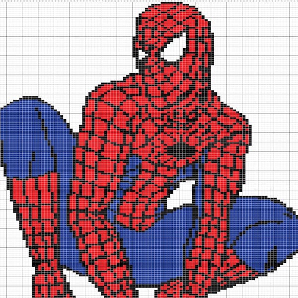 Spiderman Blanket Crochet Pattern - Etsy