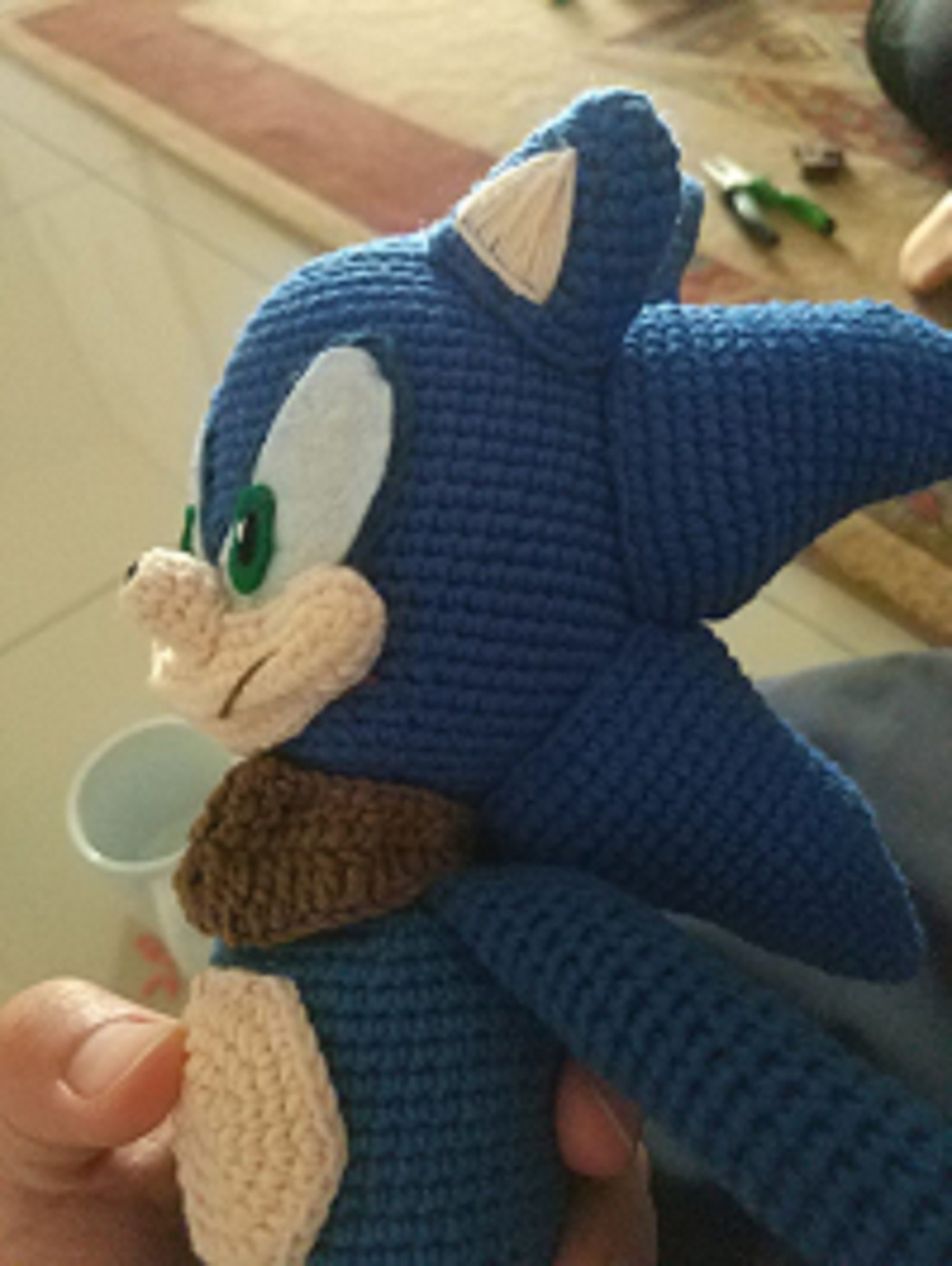 Sonic the Hedgehog and Shadow the Hedgehog Crochet Doll - Etsy Australia