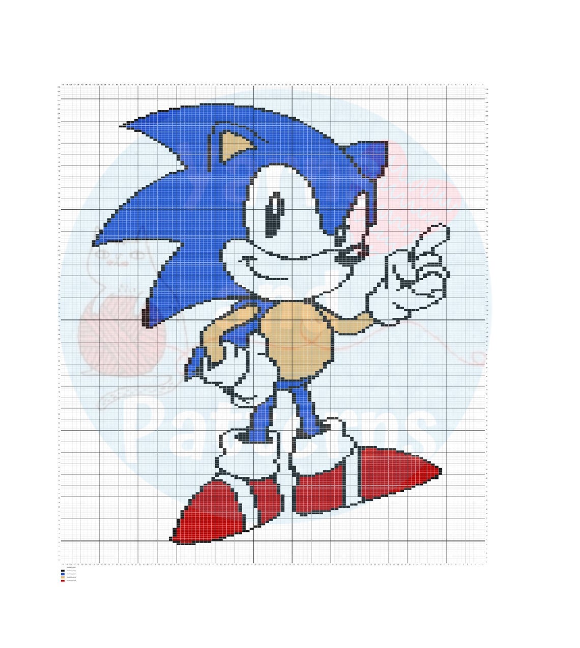 Sonic The Hedgehog Sewing Pattern