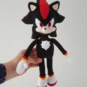 Sonic the Hedgehog and Shadow the Hedgehog Crochet Doll - Etsy Australia