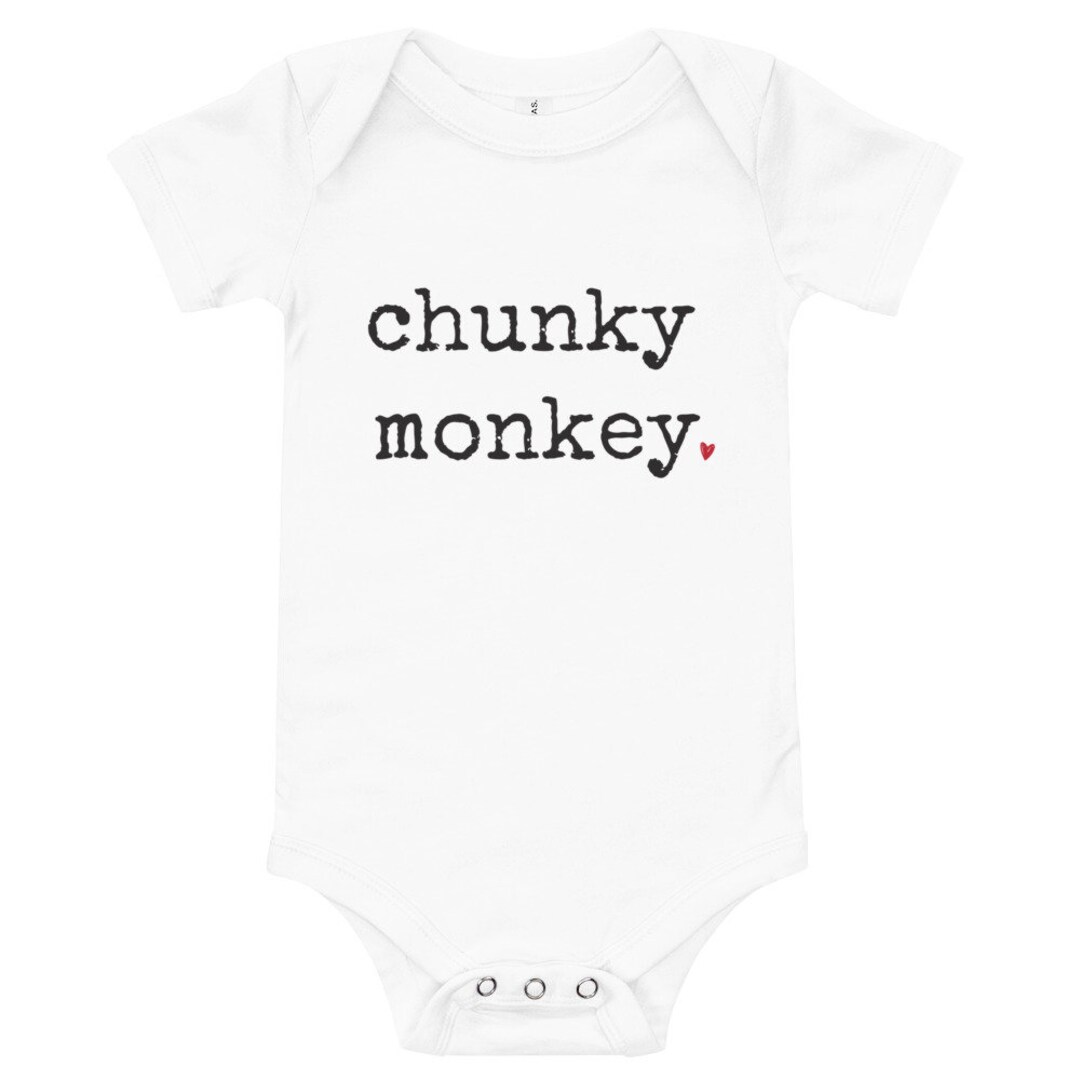 Chunky Monkey Baby Short Sleeve One Piece - Etsy