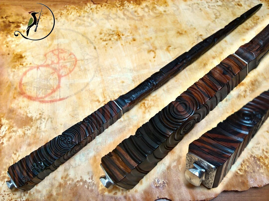 Magic Wand, Wooden Magic Wand, Asian Ebony in Square Shape With ...