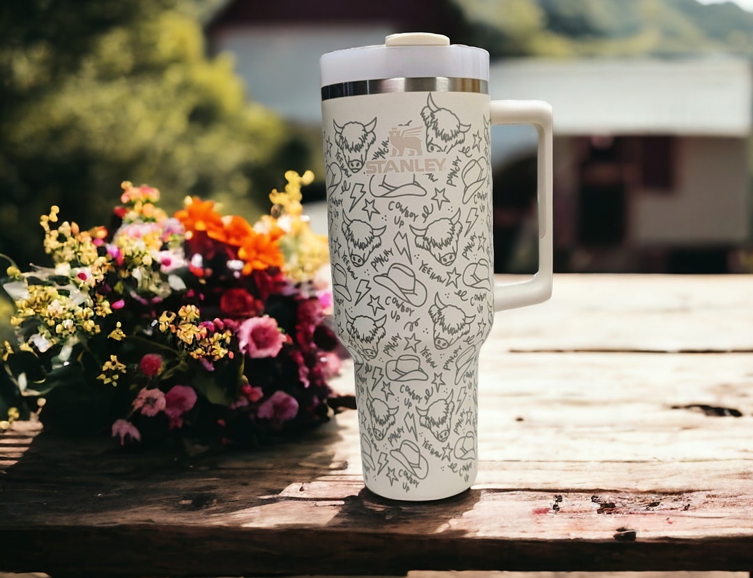 Etched Highlander Wrapped 40oz Stanley - Etsy