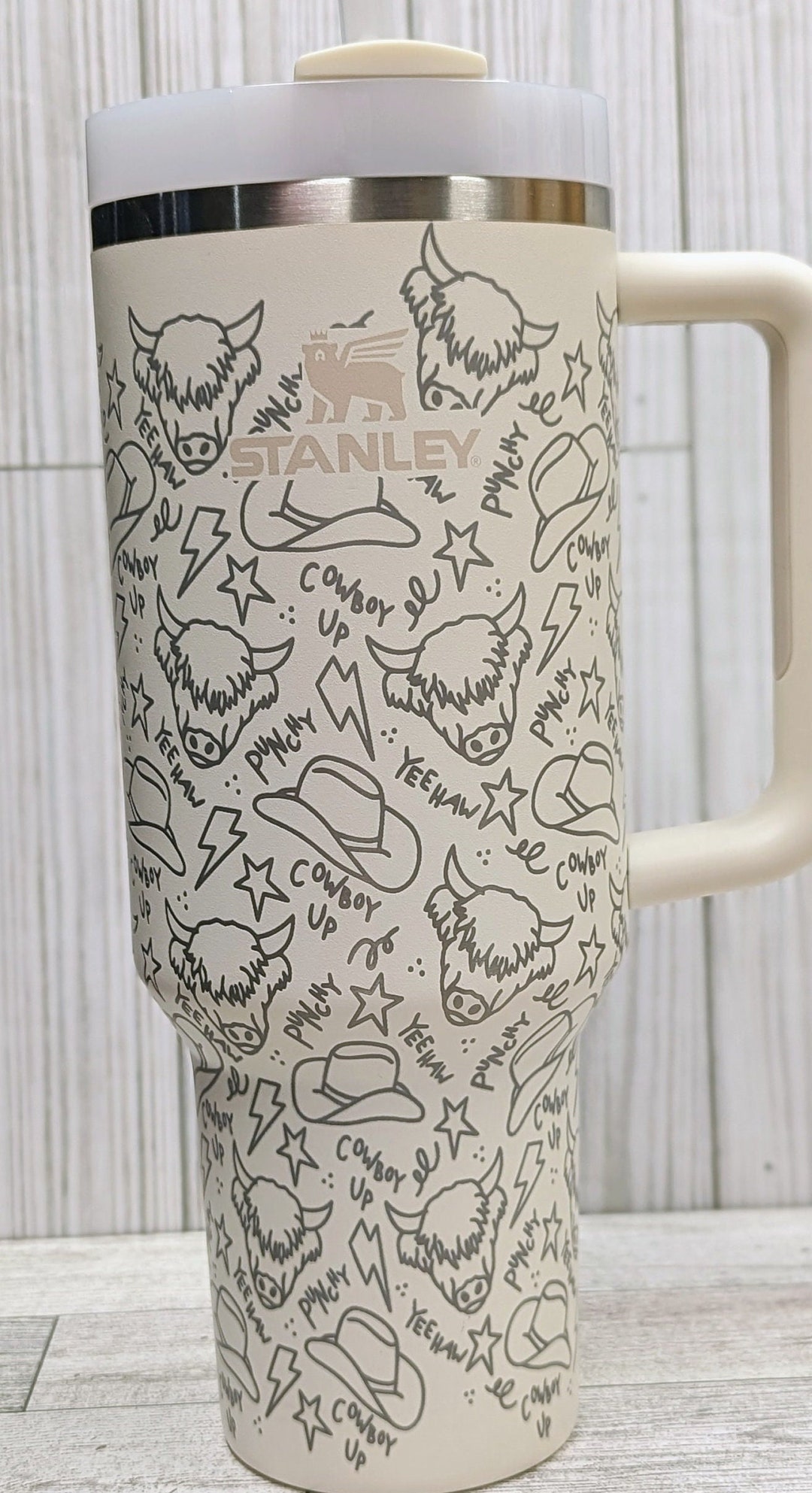 Etched Highlander Wrapped 40oz Stanley - Etsy
