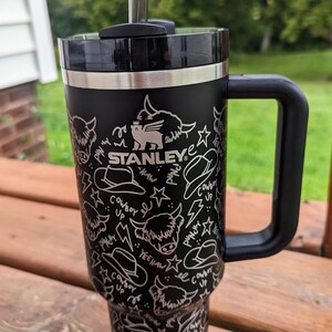 Etched Highlander Wrapped 40oz Stanley - Etsy