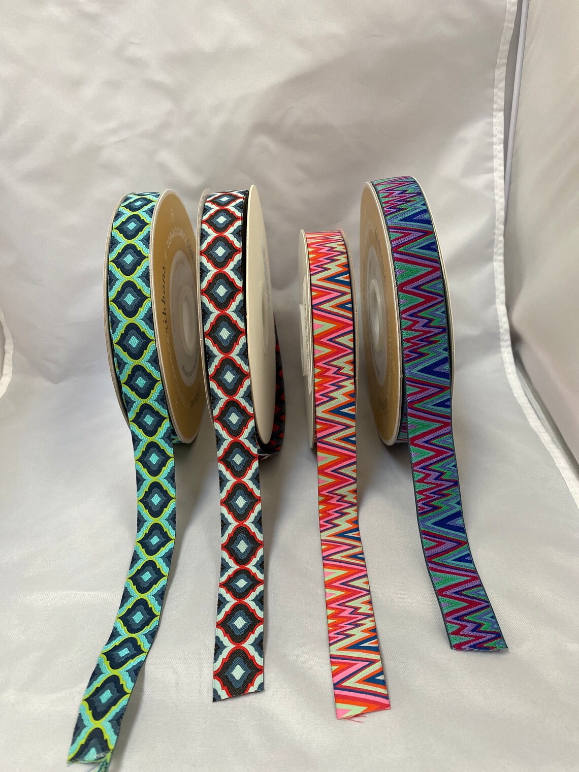 Jacquard Ribbons 7/8” Sold by the Yard - Etsy