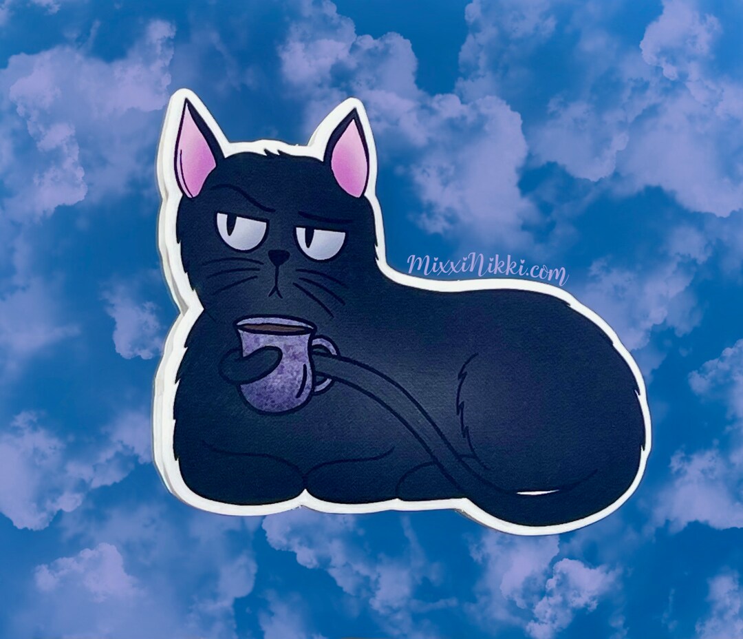 Catfeine Sticker - Etsy