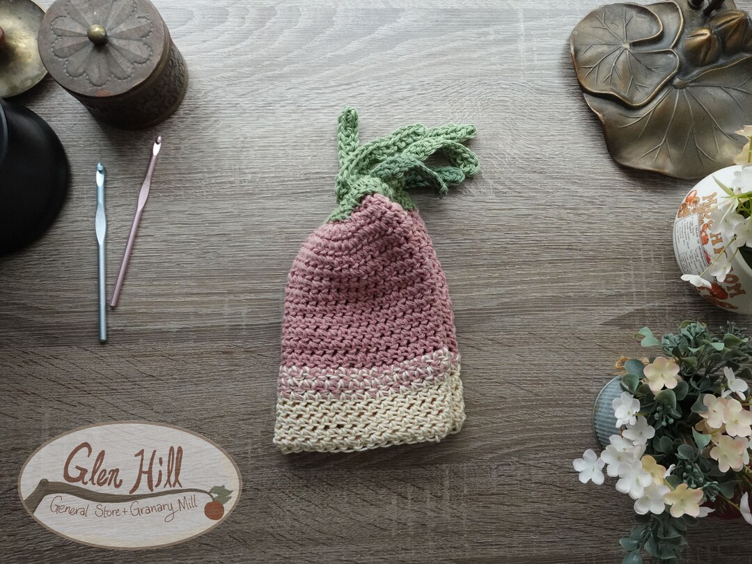 Turnip Vegetable Patch Collection Crochet Hat cotton - Etsy