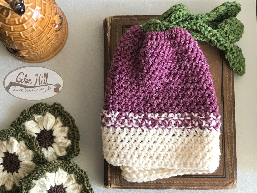 Turnip - Vegetable Patch Collection - Crochet Hat - Etsy