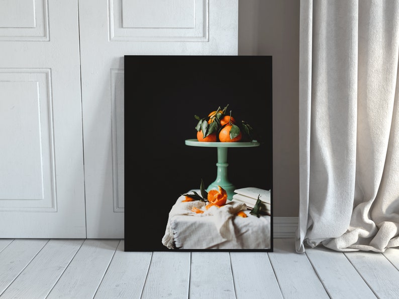 PHYSICAL PRINT Vertical Still Life Photography, Moody Dark Still Life ...