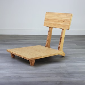 Floor Chair With Back | Japanese Tatami Chair for Chabudai Table ...