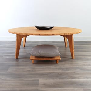 Round Coffee Table Set With Floor Chairs | Chabudai | Low Dining Table ...