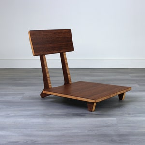 Floor Chair With Back | Japanese Tatami Chair for Chabudai Table ...