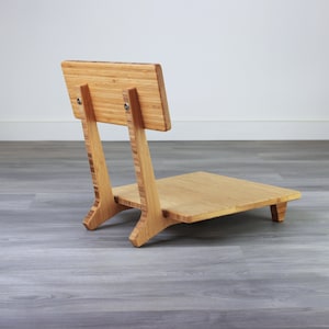 Floor Chair With Back | Japanese Tatami Chair for Chabudai Table ...