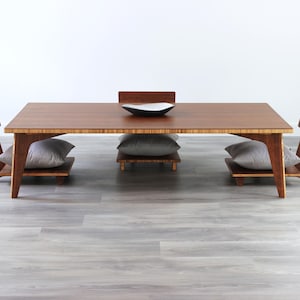 Chabudai Table Set | Low Dining Table With Floor Chairs | Board Game ...