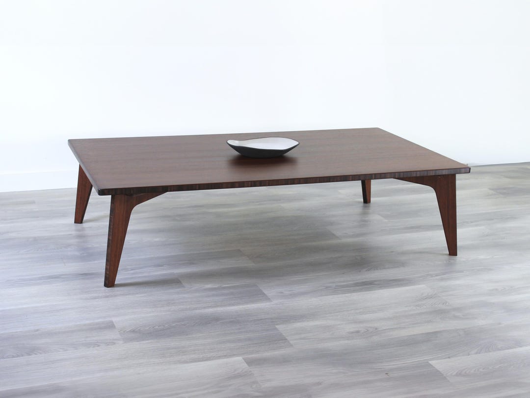 Large Dark Coffee Table | Low Seating Dining Table | Chabudai ...