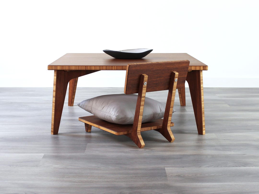 Japanese Table | LOW Square Dining Table | Chabudai | Tatami | Coffee ...
