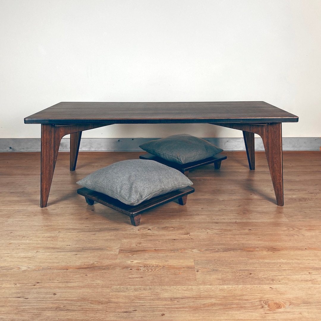 Floor Desk Low Small Desk for Floor Seating Desk Set With Floor Chairs ...