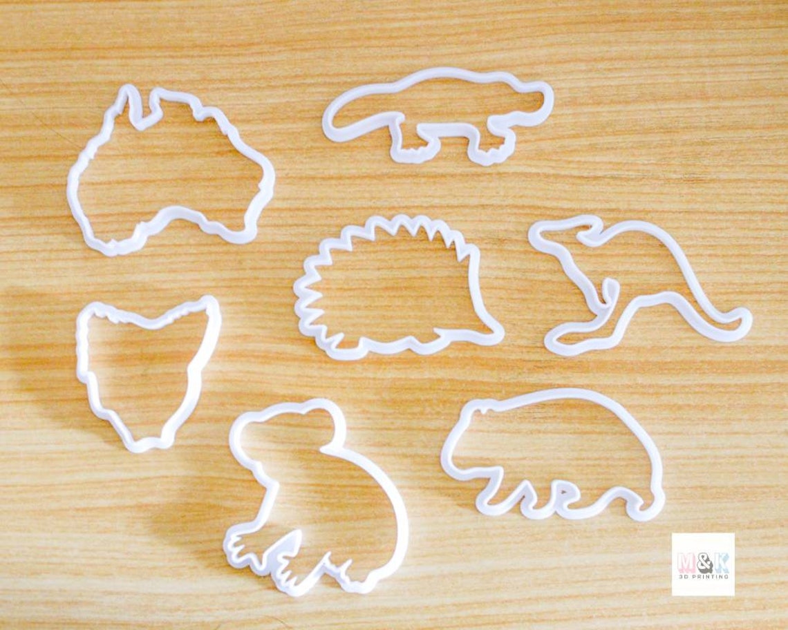 Kangaroo Cookie Cutter Australia Day Baking - Etsy Australia