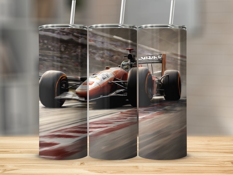 Formula Race Car 20oz Skinny Straight Tumbler Sublimation Design ...