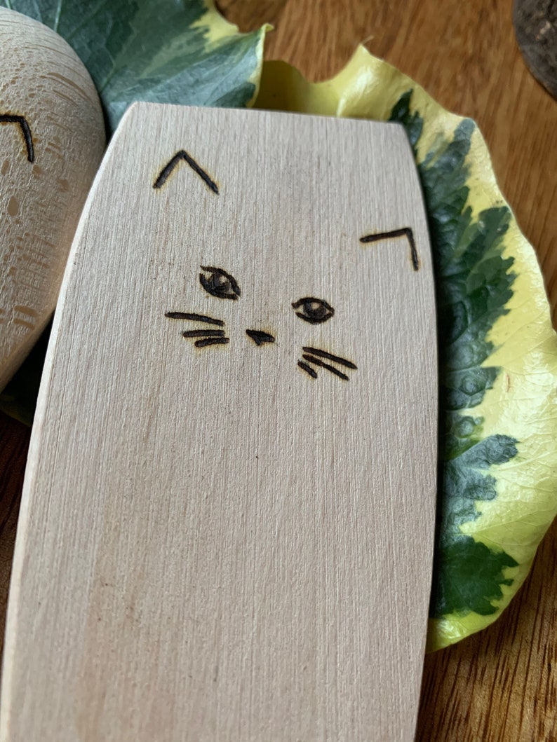 Cat Wooden Spatula and Spoon Set Funny Cat Kitchen Gifts | Etsy