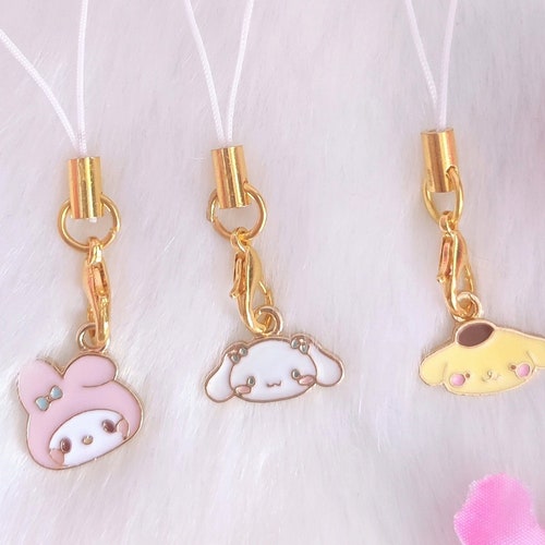 Kawaii Keychain Cute Pastel Phone Charm Phone Charm - Etsy