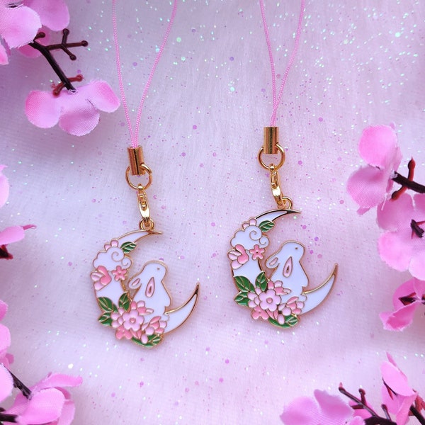 Rabbit Phone Charm - Etsy