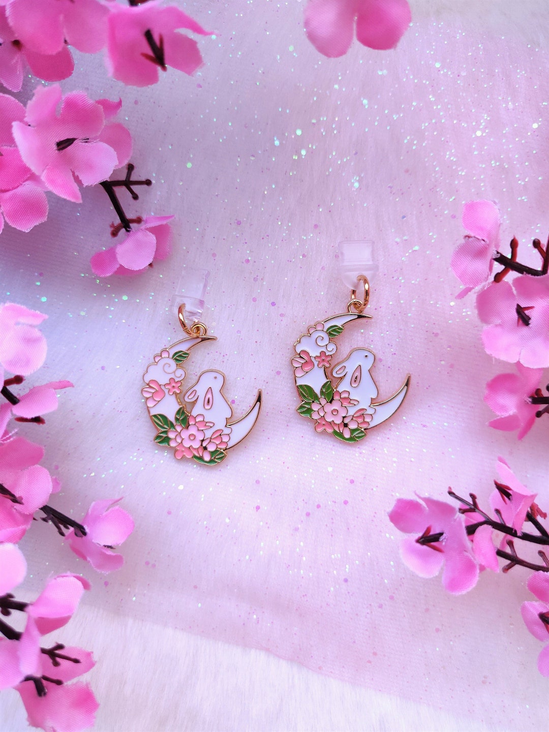 Kawaii Bunny Dust Plug Phone Dust Plugs Anime Phone Charm Kawaii Cute ...