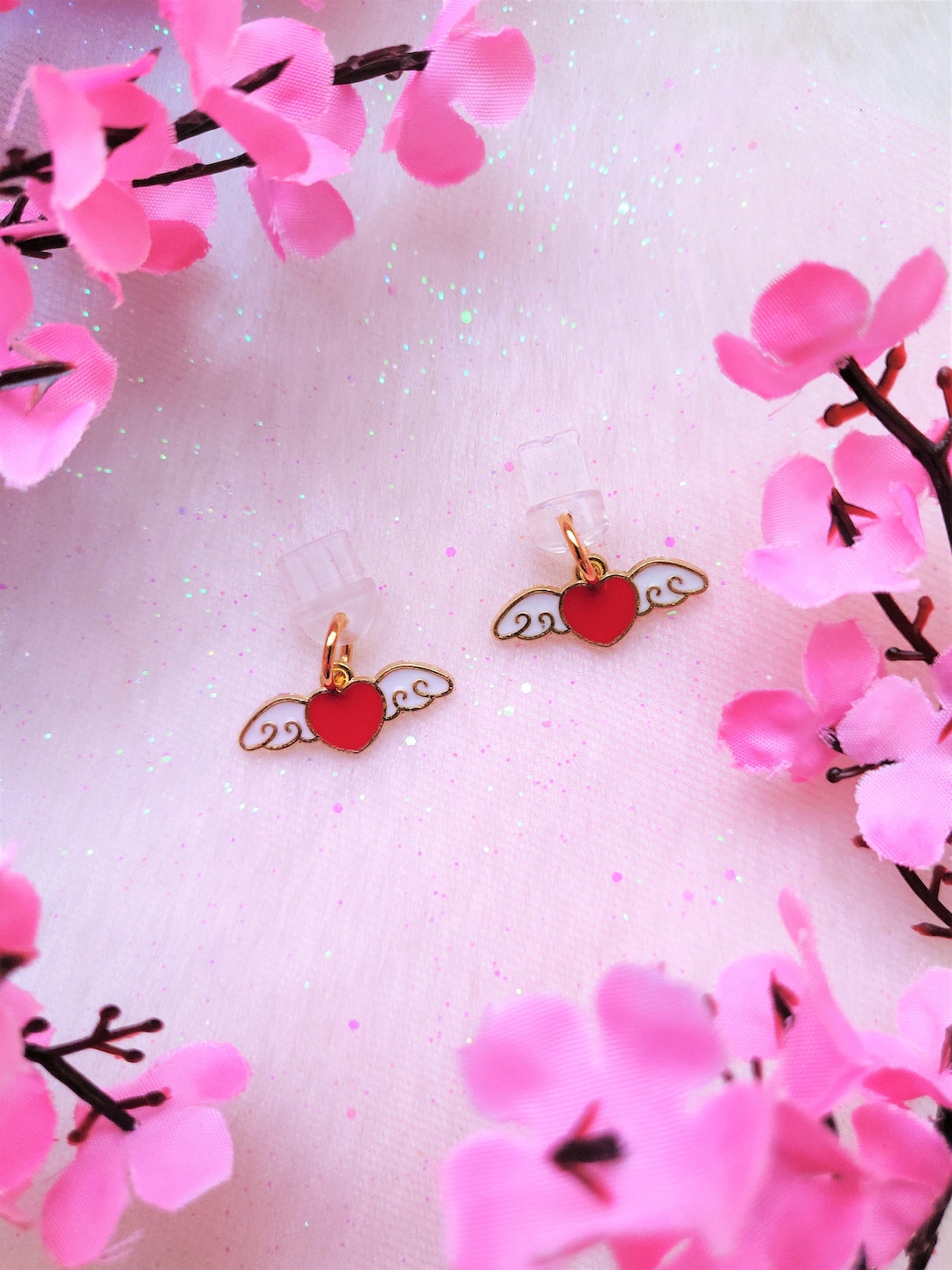 Kawaii Heart Dust Plug Phone Dust Plugs Anime Phone Charm Kawaii Cute ...