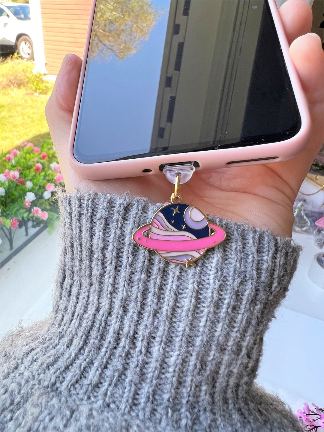 Kawaii Planet Dust Plug Phone Dust Plug Switch Dust Plug Planet Charm ...