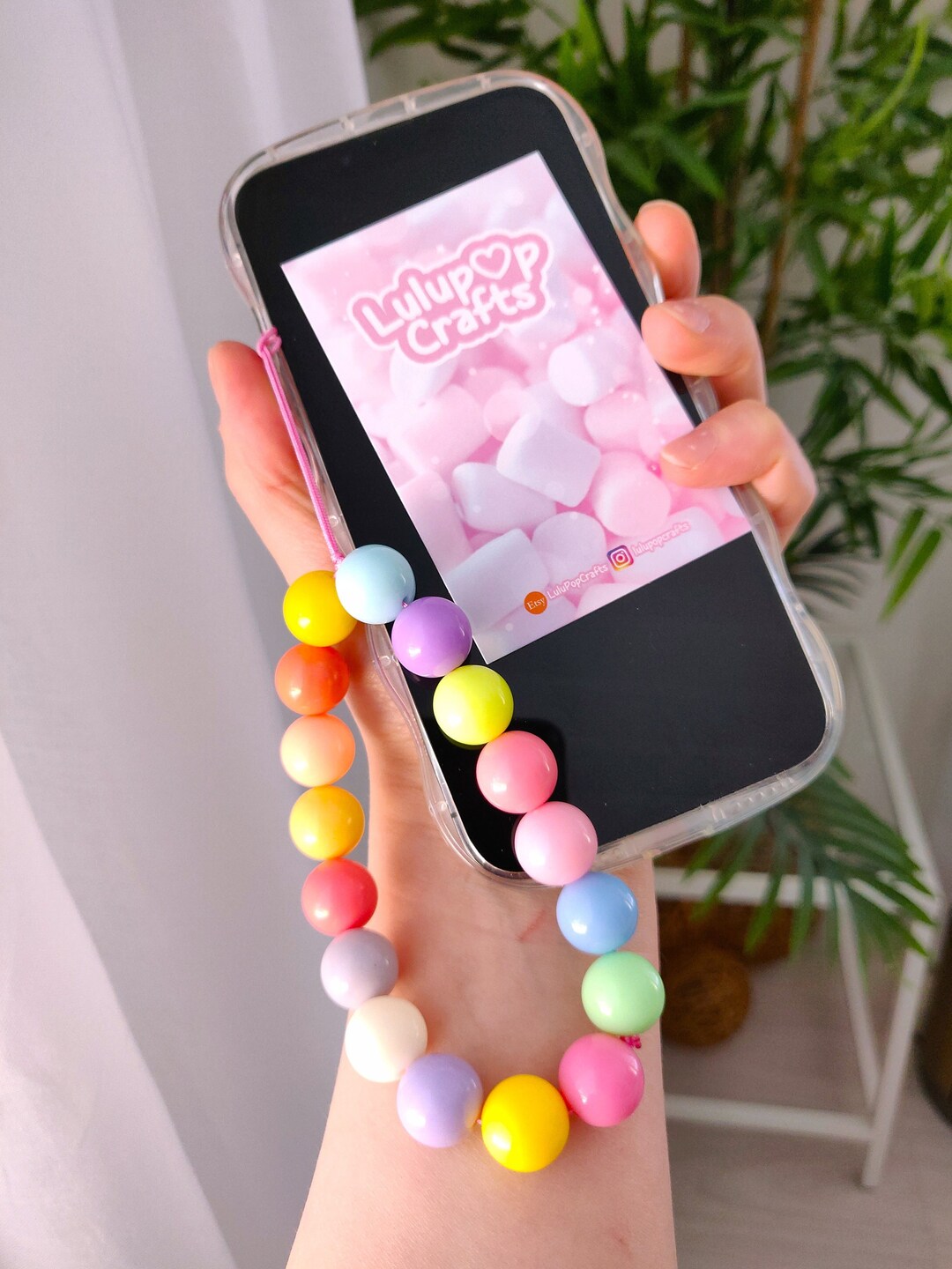 Kawaii Large Bubble Gum Phone Charm Phone Wristlet Phonecharm Cute ...