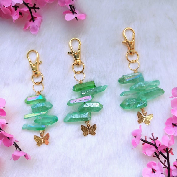 Crystal Keychain - Etsy