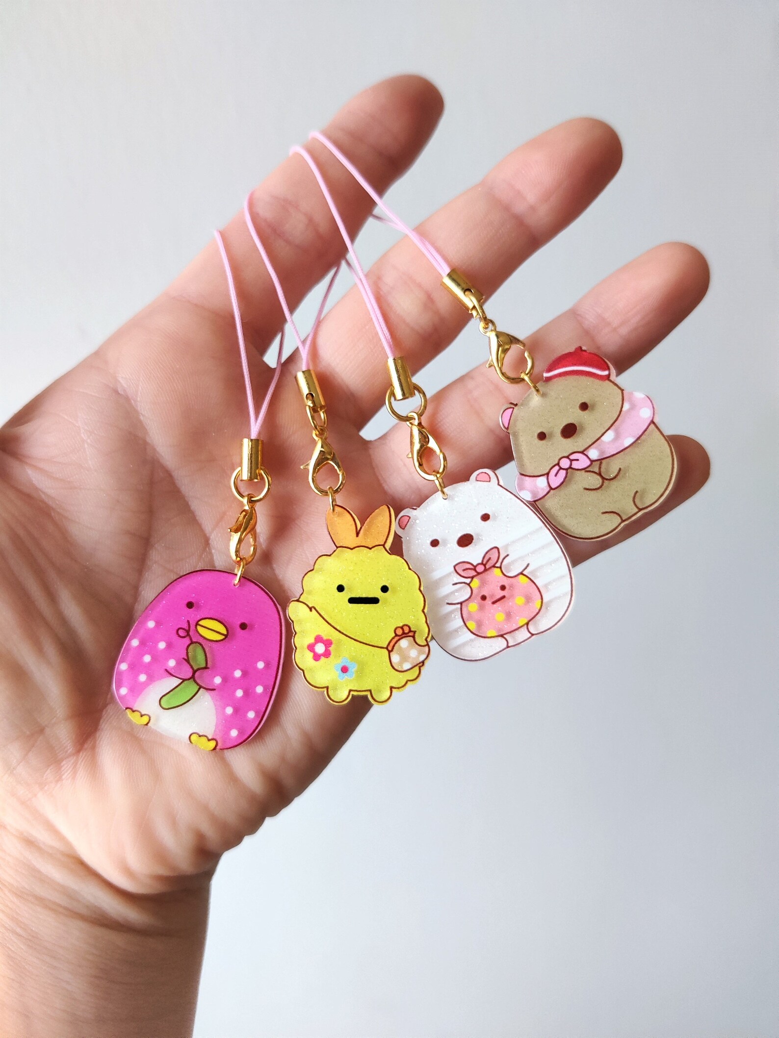 Kawaii Keychain Cute Pastel Charm Phone Charm Anime Switch - Etsy