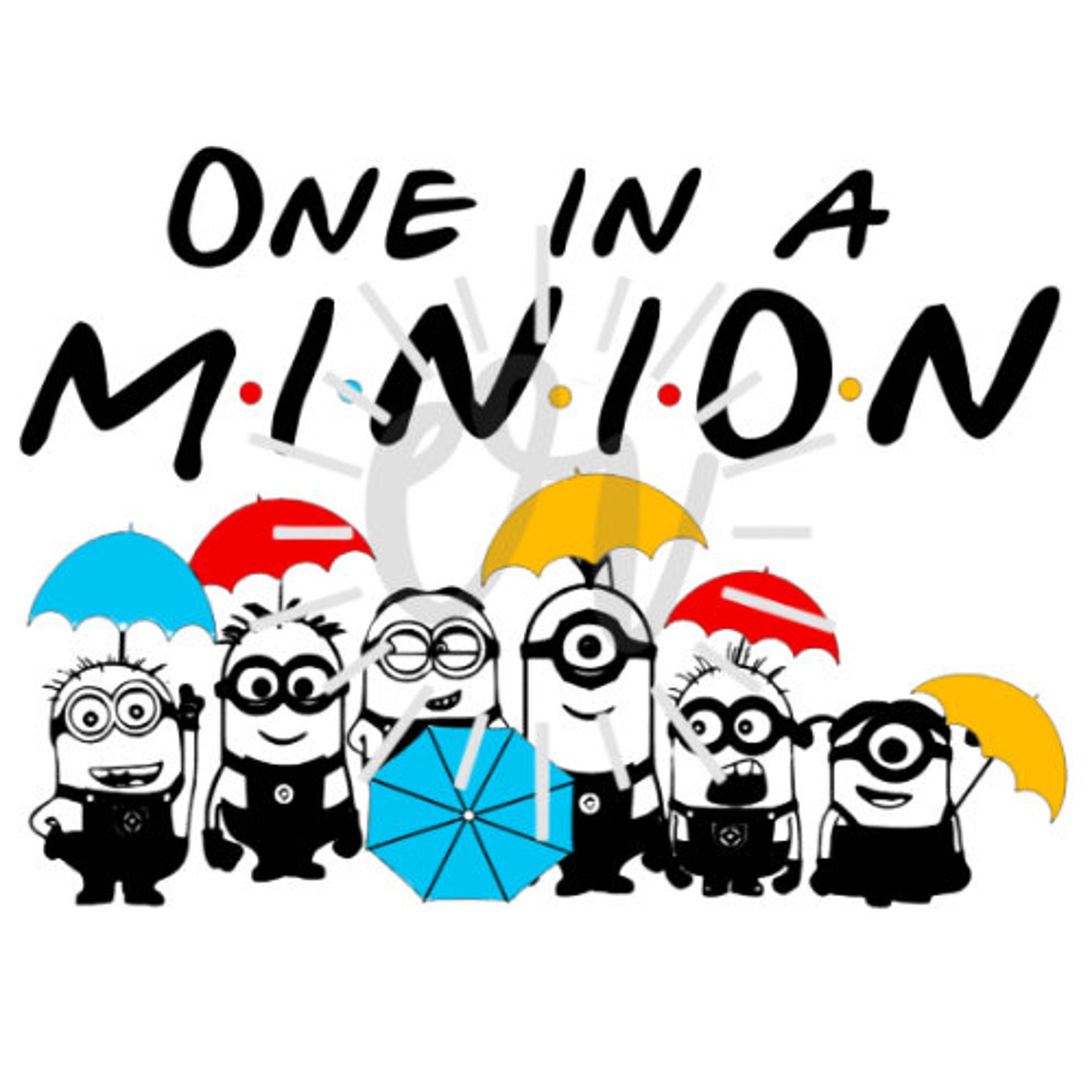 Minion Friends One in a Minion File - Etsy
